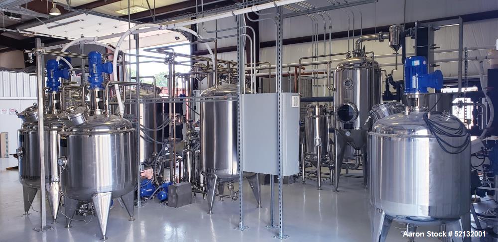 Used-Ethanol Extraction System: Includes: 2x 500L