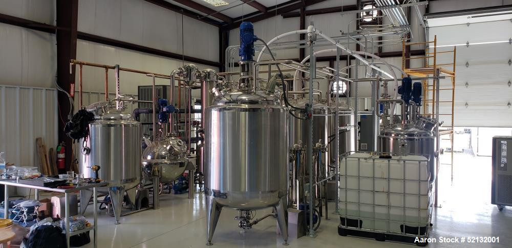 UsedEthanol Extraction System: Includes: 2x 500L extraction pre/post