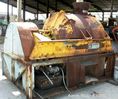 USED: Wemco HSG-1100 Screening Centrifuge, carbon steel. Constant ang