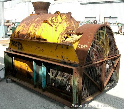 USED: Wemco HSG-1100 Screening Centrifuge, carbon steel. Constant ang