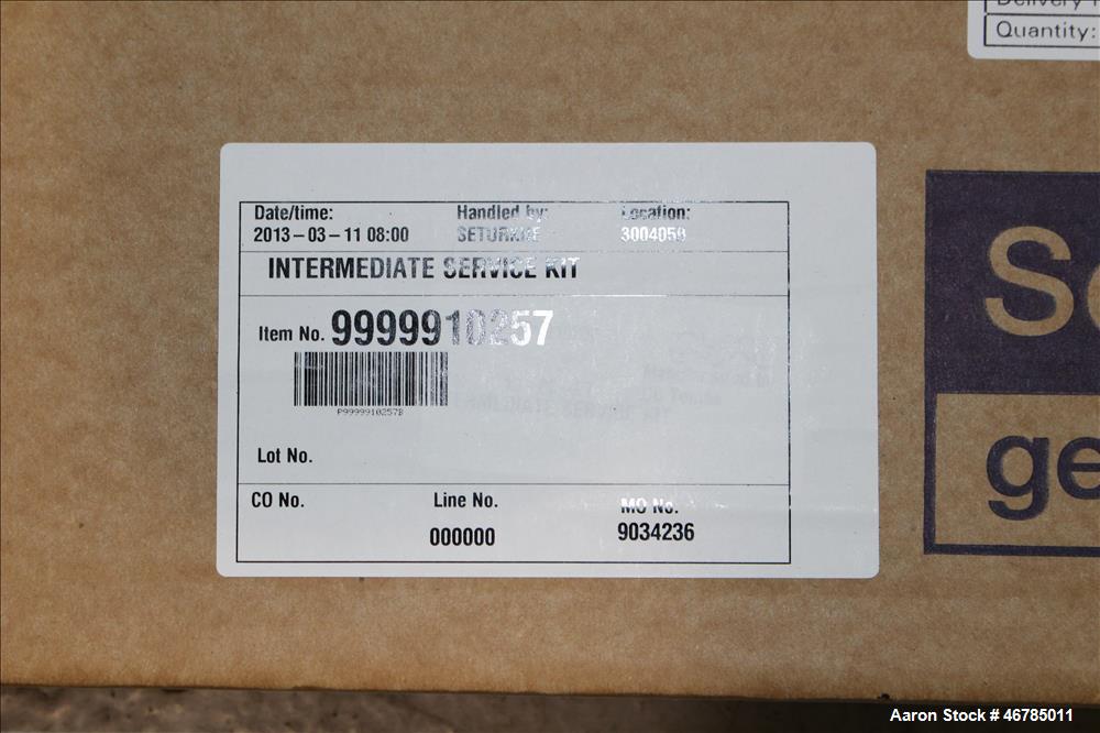 Used Lot of Alfa Laval Service Kits. Consisting of (2) major service