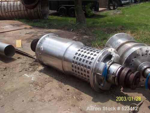 USED: Bird decanter centrifuge rotating assembly, 24 x 60 screen bowl