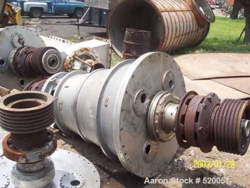 USED: Bird decanter centrifuge rotating assembly, 32 x 50 conical bow