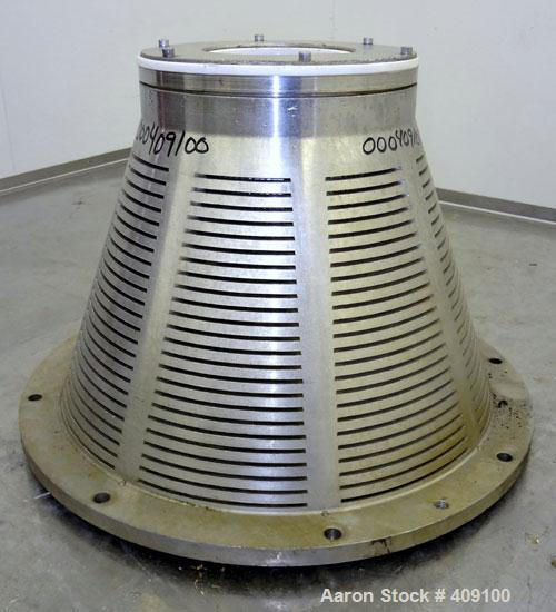 Used Dorr Oliver/Mercone C-400 Screening Centrifuge Bowl Assembly. 31