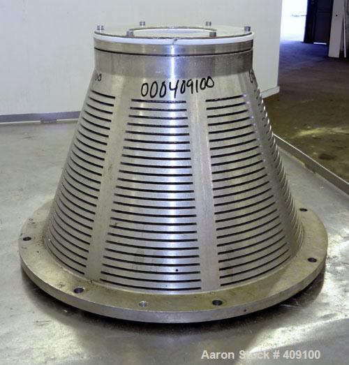 Used Dorr Oliver/Mercone C-400 Screening Centrifuge Bowl Assembly. 31