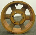 Used Sharples P4600 Motor Sheave, Carbon Steel. 18-1/2" Diameter, 8 g