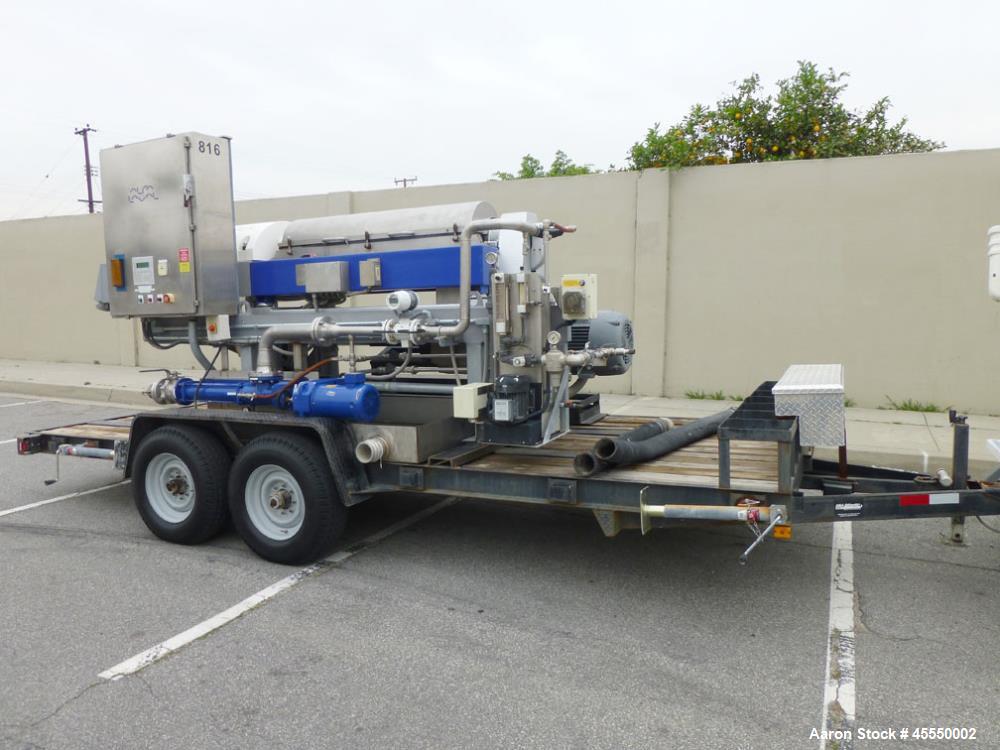 Used Alfa Laval Aldec 406 Solid Bowl Decanter Centrifuge, stainless s