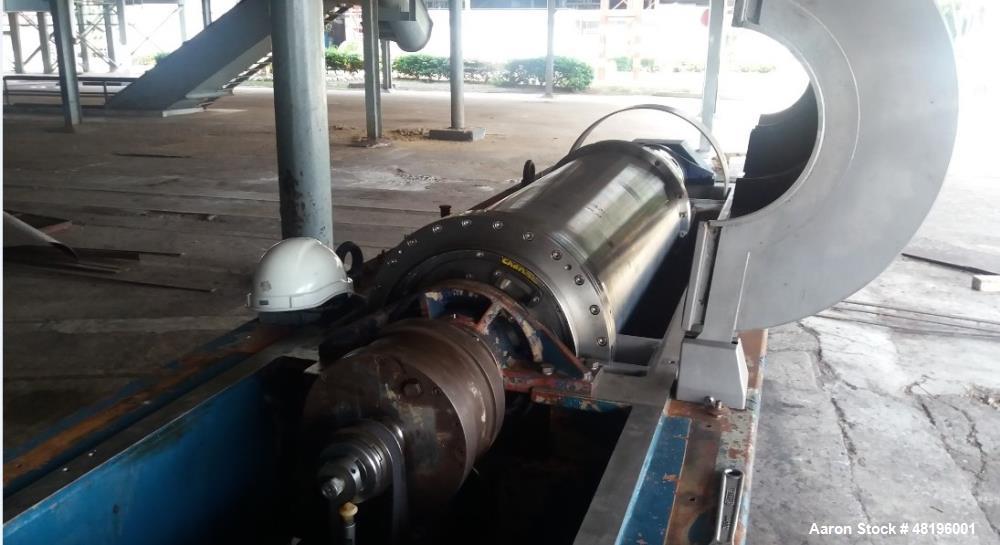 Used Alfa Laval PANX-934 Tricanter Solid Bowl Centrifuge, stainless s