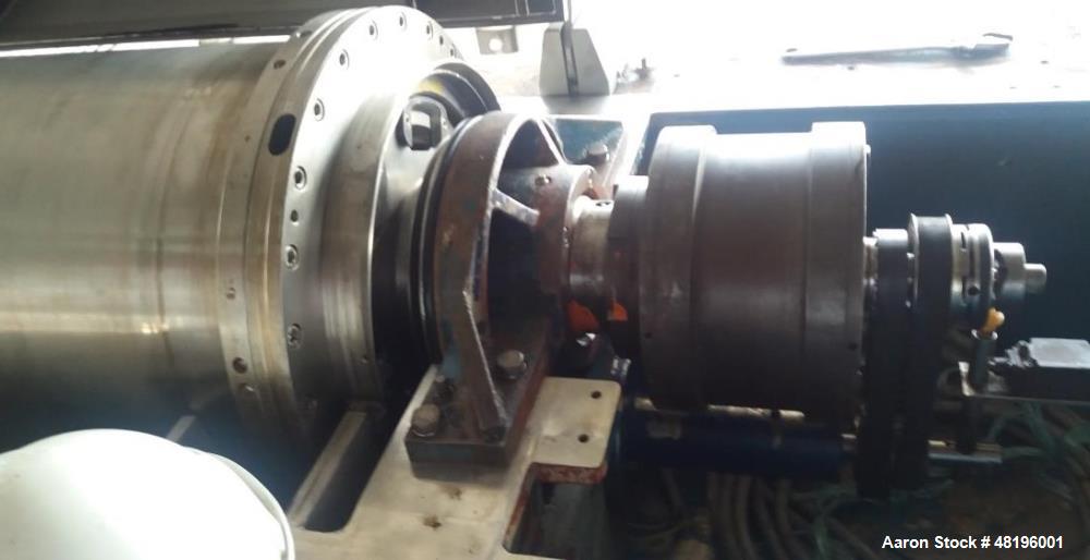 Used Alfa Laval PANX-934 Tricanter Solid Bowl Centrifuge, stainless s