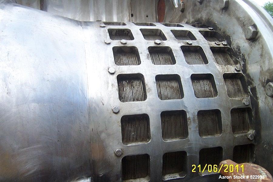 USED: Bird 24 x 38 Screen Bowl Decanter Centrifuge, stainless steel