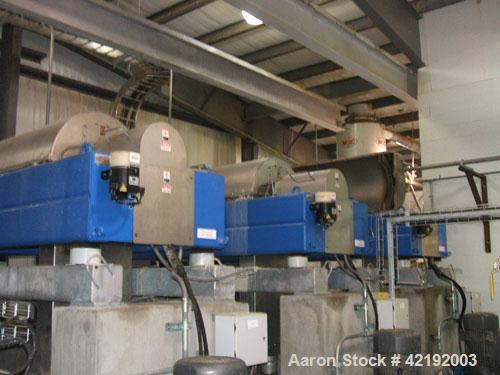 UsedCentrisys CS21-4 Solid Bowl Decanter Centrifuge. Stainless steel