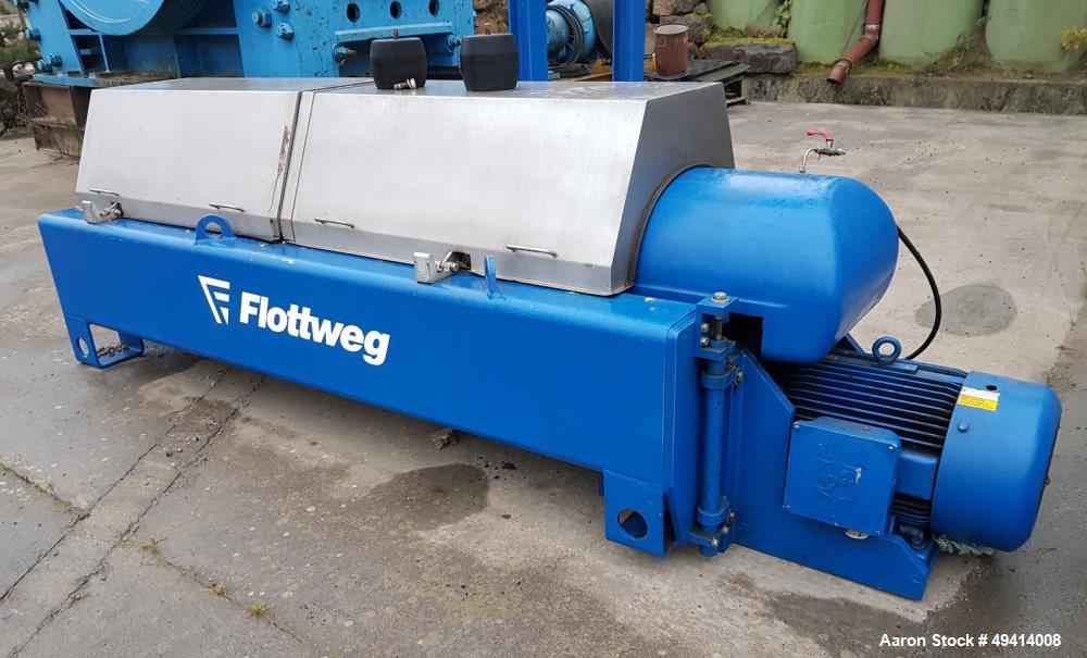 UsedFlottweg Z4D/4-454 Solid Bowl Decanter Centrifuge. 316 Stainless