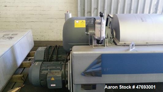 Used Flottweg Z4E/4-441 Solid Bowl "Tricanter" Centrifuge. 316 Stainl