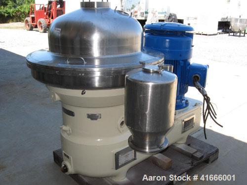 UsedWestfalia SA-82-06-177 Desludger Disc Centrifuge, 316 stainless s