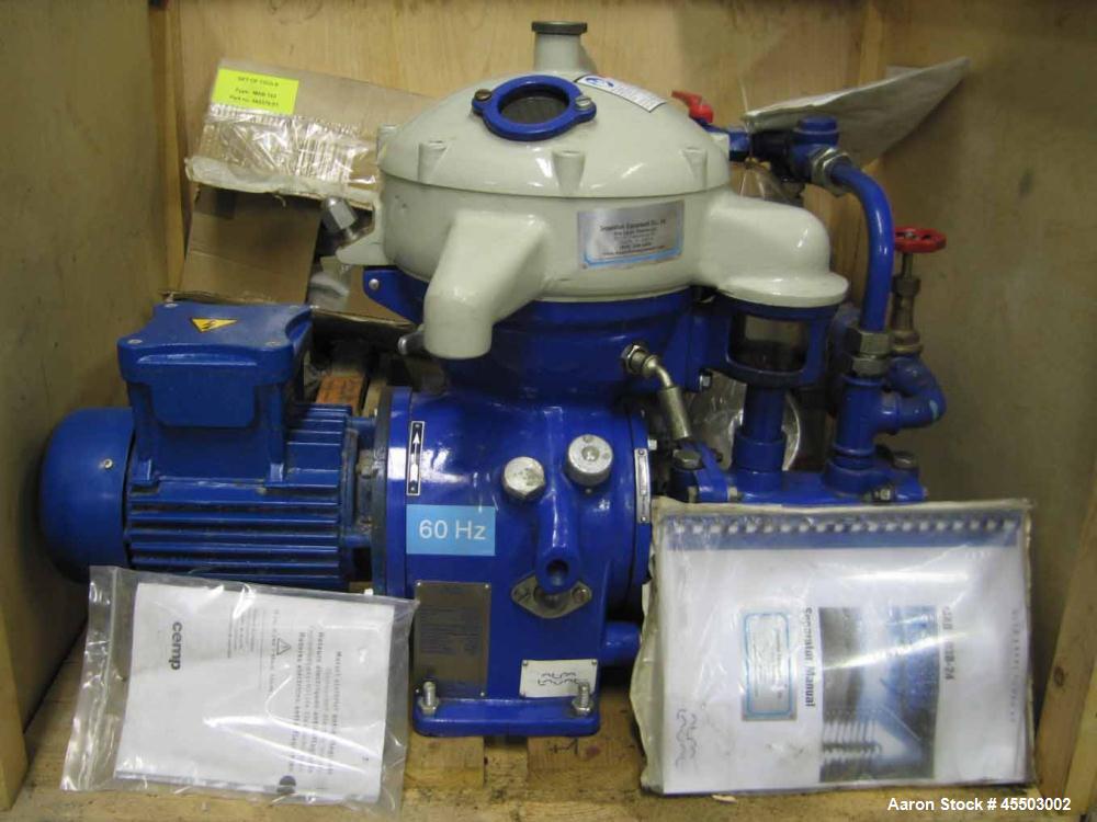 Unused- Alfa Lava MAB-103 Solid Bowl Disc Centrifuge, purifier design