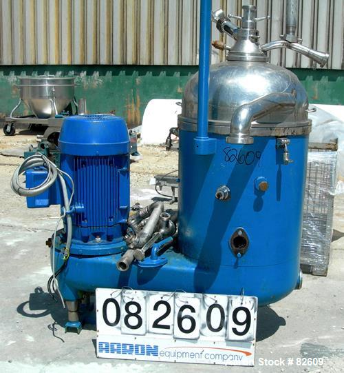 USED: Westfalia RTA-70 - OSM-15007 "refining" Solid Bowl Disc Centrif