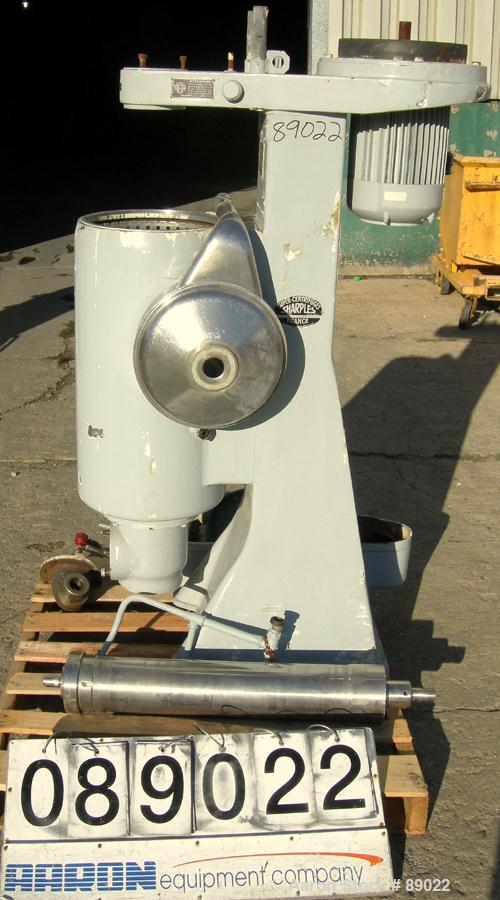 Used Sharples MV26RR.210G.1H Super Centrifuge, A286 Stainless Steel C