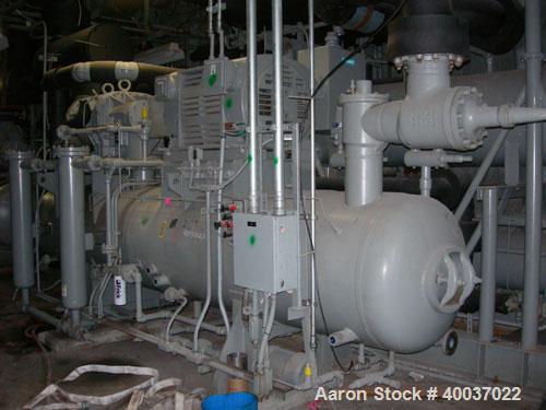 Used Frick Rotary Screw Packaged Chiller, Model RWB II 480E. Approxim
