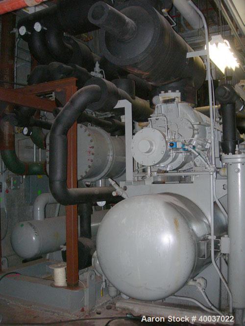 Used Frick Rotary Screw Packaged Chiller, Model RWB II 480E. Approxim