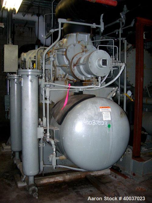 Used Frick Rotary Screw Packaged Chiller, Model RWB II 480E. Approxim