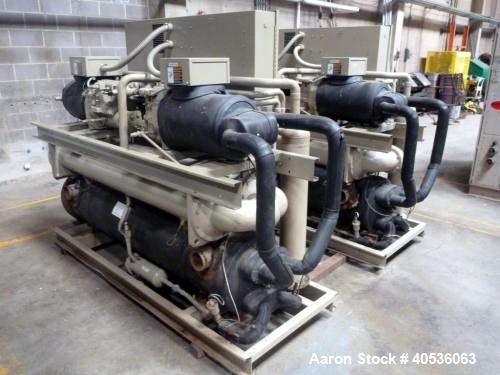 Used- Trane Water Cooled Chiller, Model RTWA0804Y