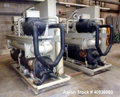 Used- Trane Water Cooled Chiller, Model RTWA0804Y