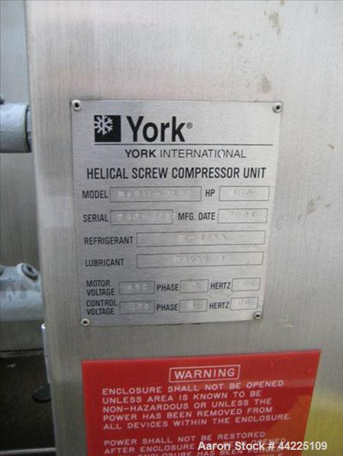Used York Helical Screw Compressor, 130 Tons. 130TR Slytherm XLT chil
