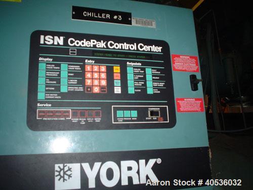 UsedYork 2000 ton, model YKRESBJ4DHC, centrifugal compressor. 4160/3/