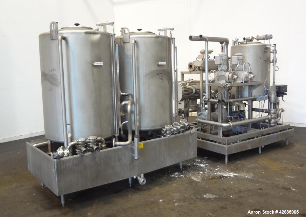 Used CIP System Consisting Of: (1) Skid with (1) Wilhelm Deller heat