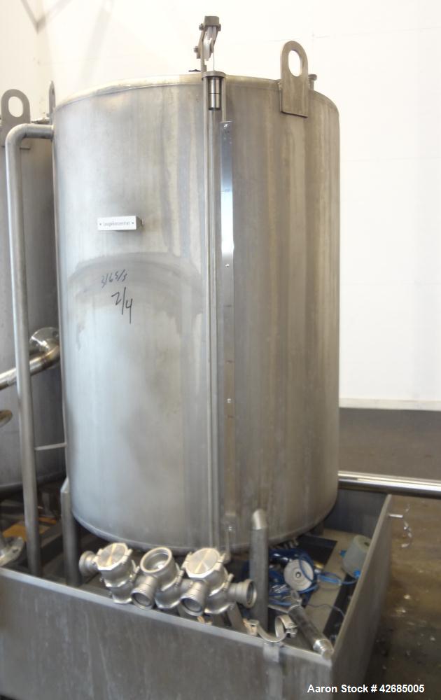 Used CIP System Consisting Of: (1) Skid with (1) Wilhelm Deller heat