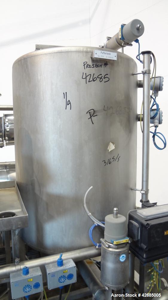 Used CIP System Consisting Of: (1) Skid with (1) Wilhelm Deller heat