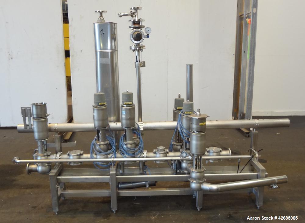 Used CIP System Consisting Of: (1) Skid with (1) Wilhelm Deller heat