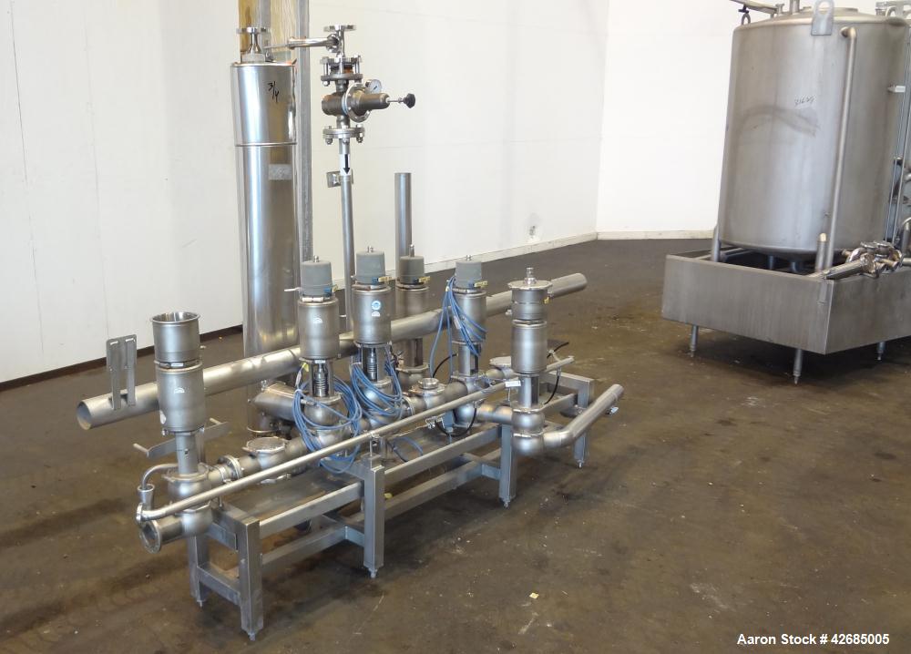 Used CIP System Consisting Of: (1) Skid with (1) Wilhelm Deller heat