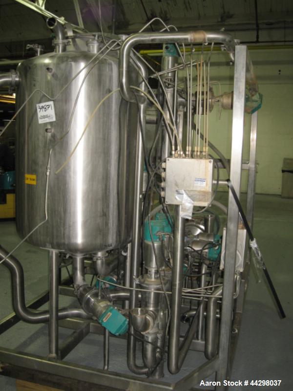 Used- CIP System with make up tanks, storage tank