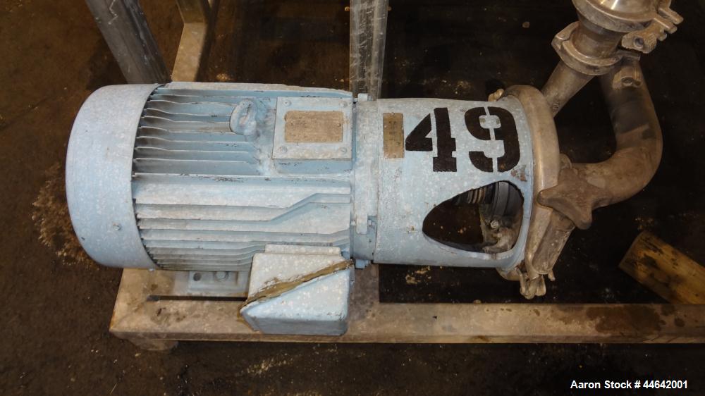 Used JCS Process & Control CIP System, stainless steel, consisting of