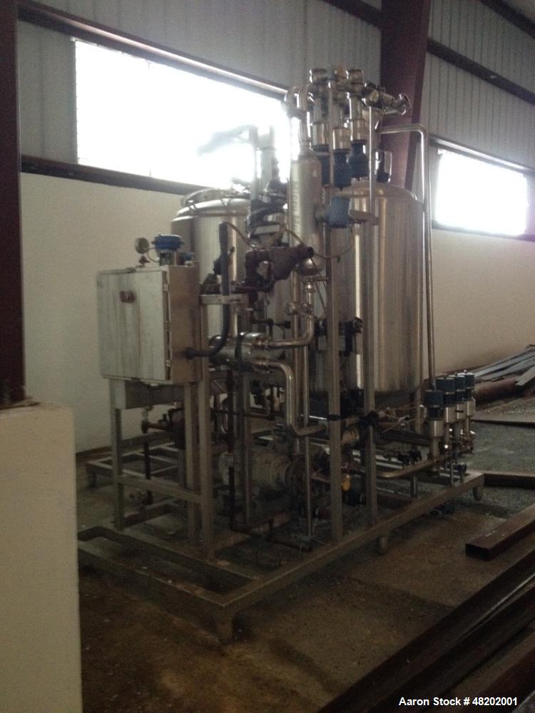 Unused Clean-In-Place System. Consisting of: (2) Watson Metal Masters