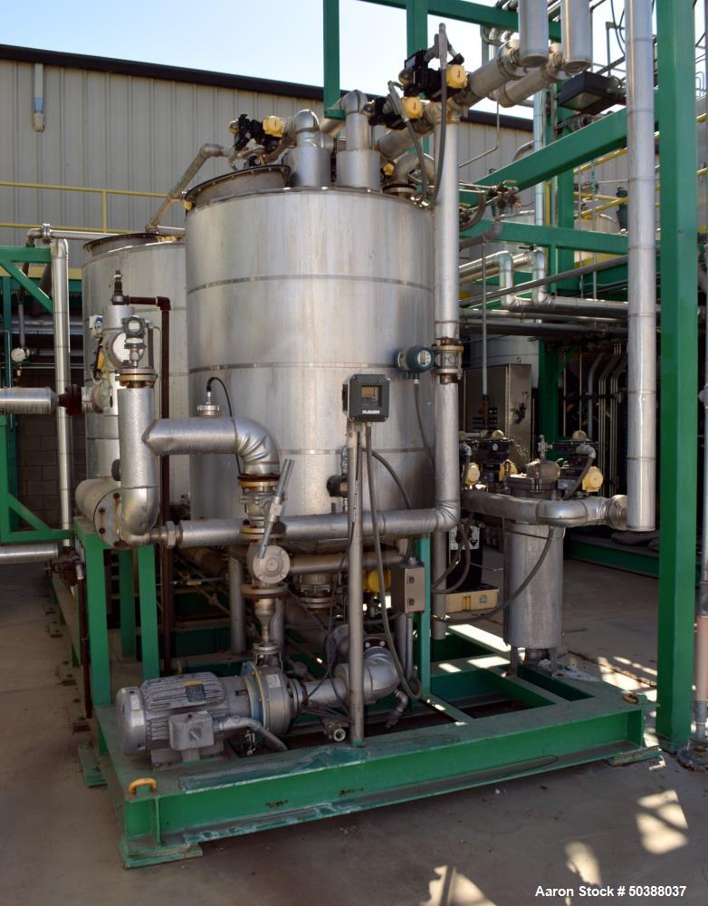 Used CIP Skid. Consisting of: (1) Approximate 1200 Gallon Stainless S