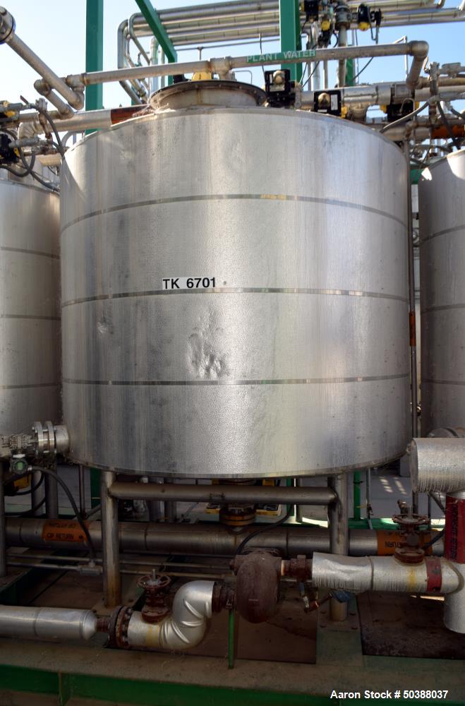 Used CIP Skid. Consisting of: (1) Approximate 1200 Gallon Stainless S