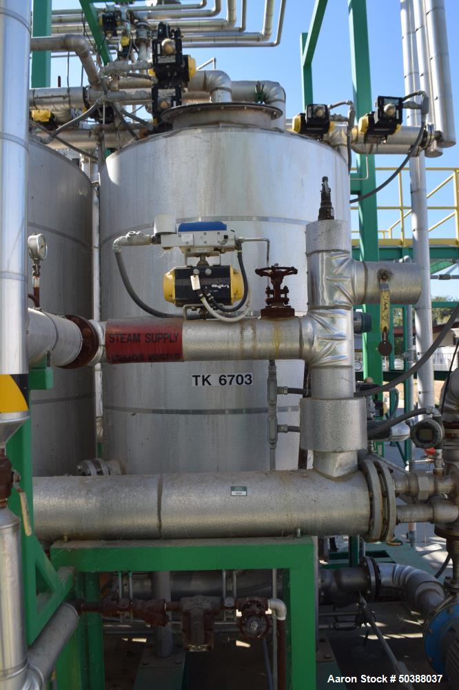 Used CIP Skid. Consisting of: (1) Approximate 1200 Gallon Stainless S
