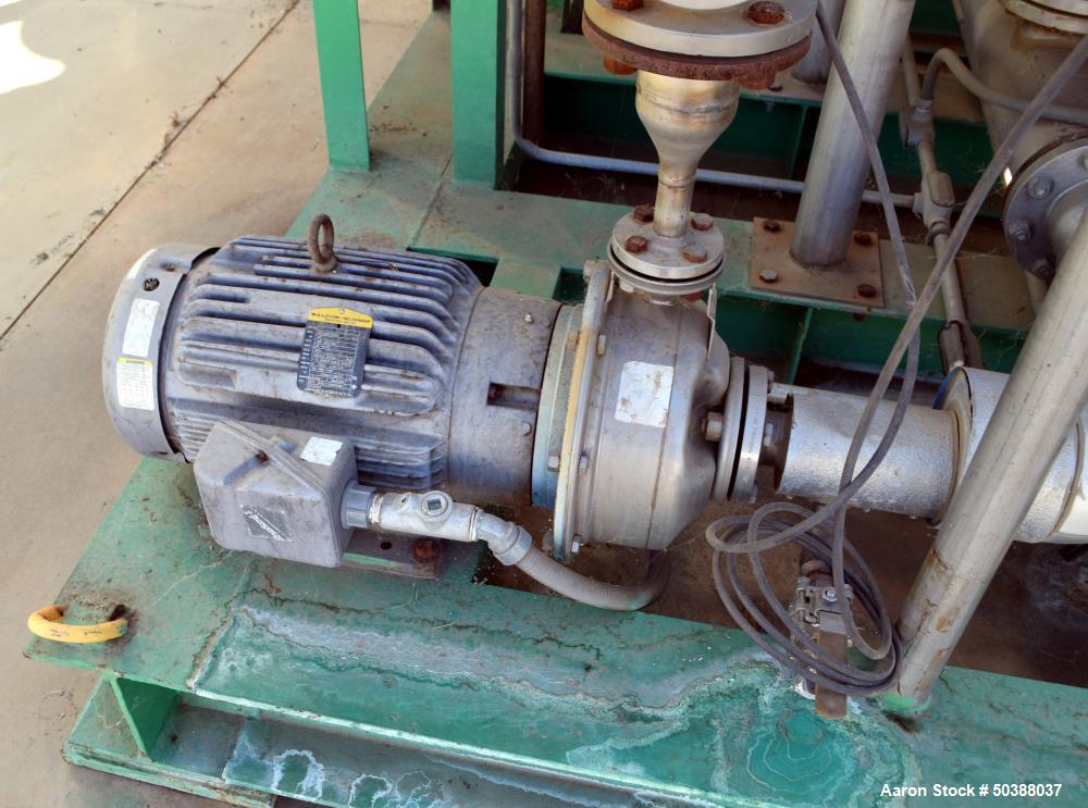 Used CIP Skid. Consisting of: (1) Approximate 1200 Gallon Stainless S