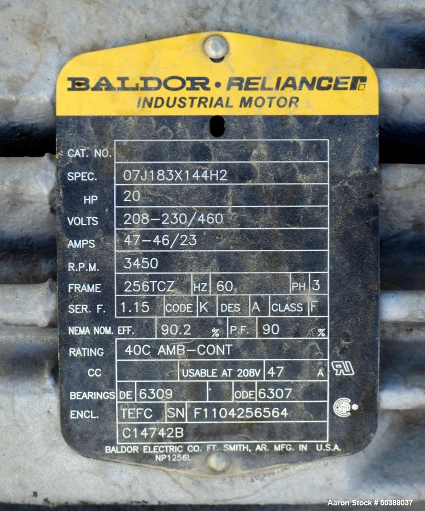 Used CIP Skid. Consisting of: (1) Approximate 1200 Gallon Stainless S