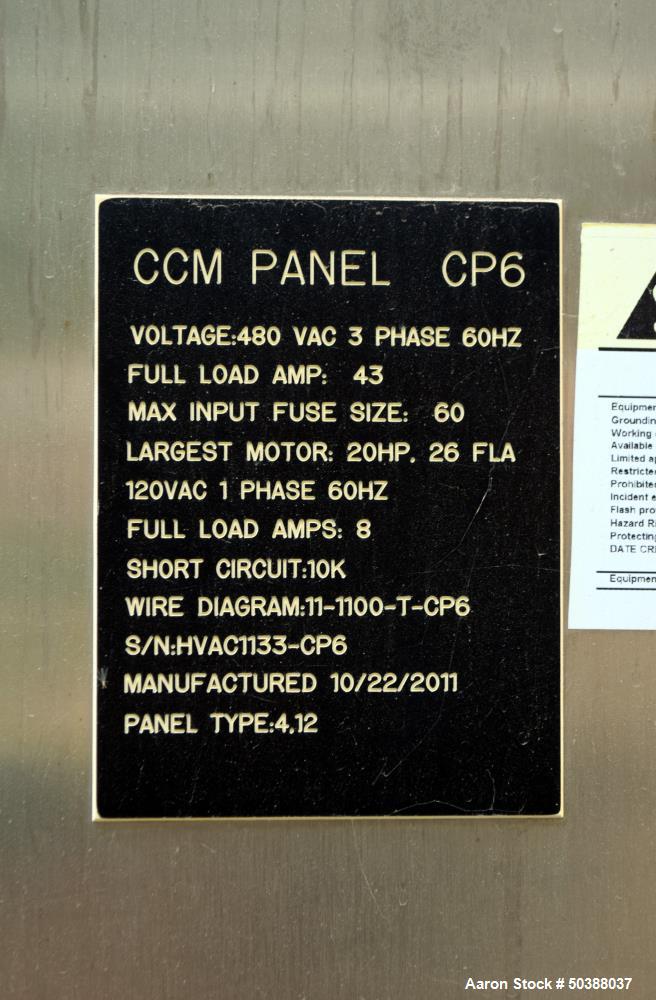 Used CIP Skid. Consisting of: (1) Approximate 1200 Gallon Stainless S