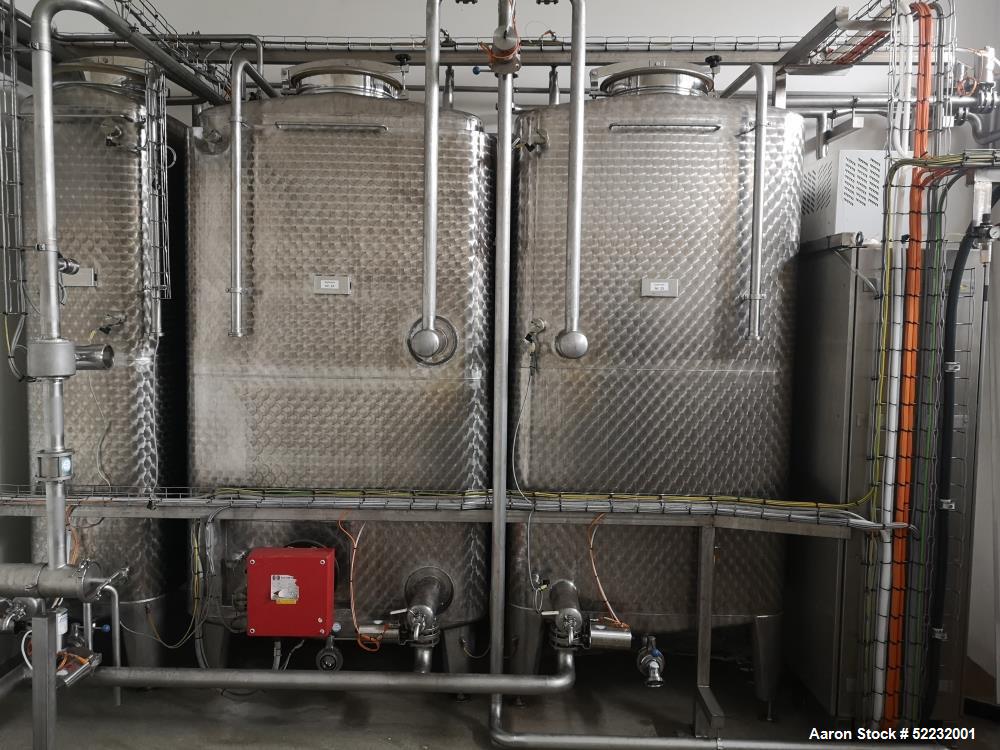 UsedGEA CIP-Plant consisting of: (1) Moeschle Fresh water tank, 304