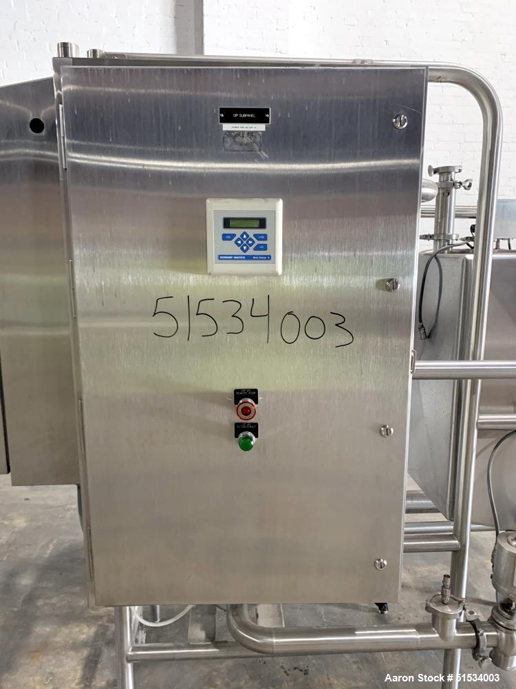 Used Ecolab Clean In Place (CIP) System, Model CIP3, 304 Stainless St