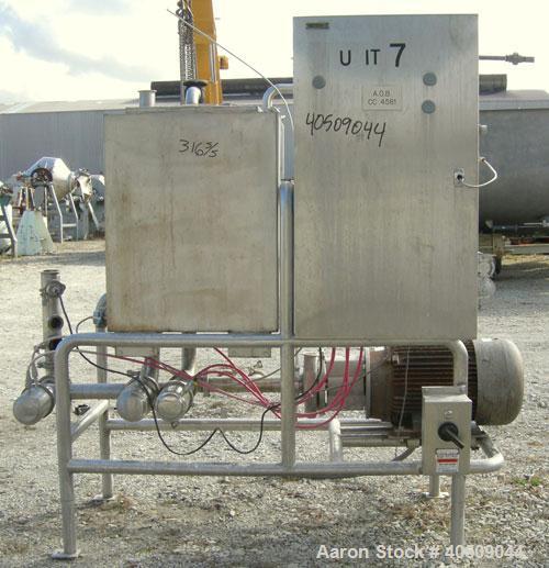Used G H Products Single Tank CIP System, 316 stainless steel. 75 gal
