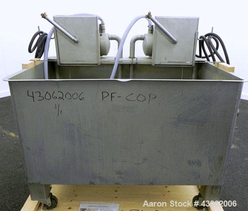 Used Proform Clean Out Of Place COP Tank, 304 Stainless Steel. Approx