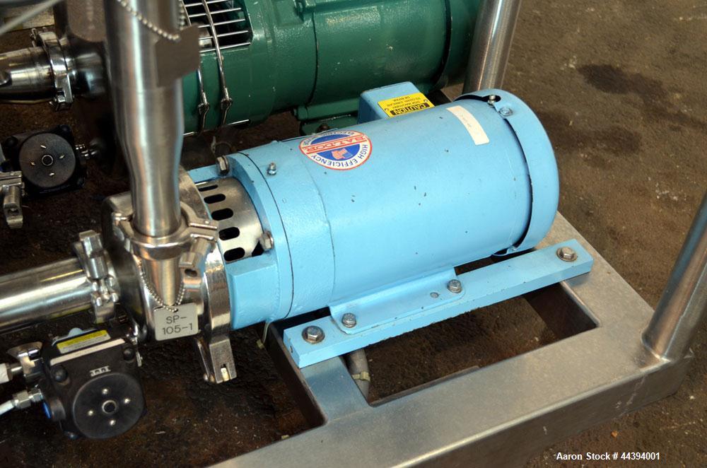 Used Portable Clean In Place System (CIP) consisting of: (1) 100 gall