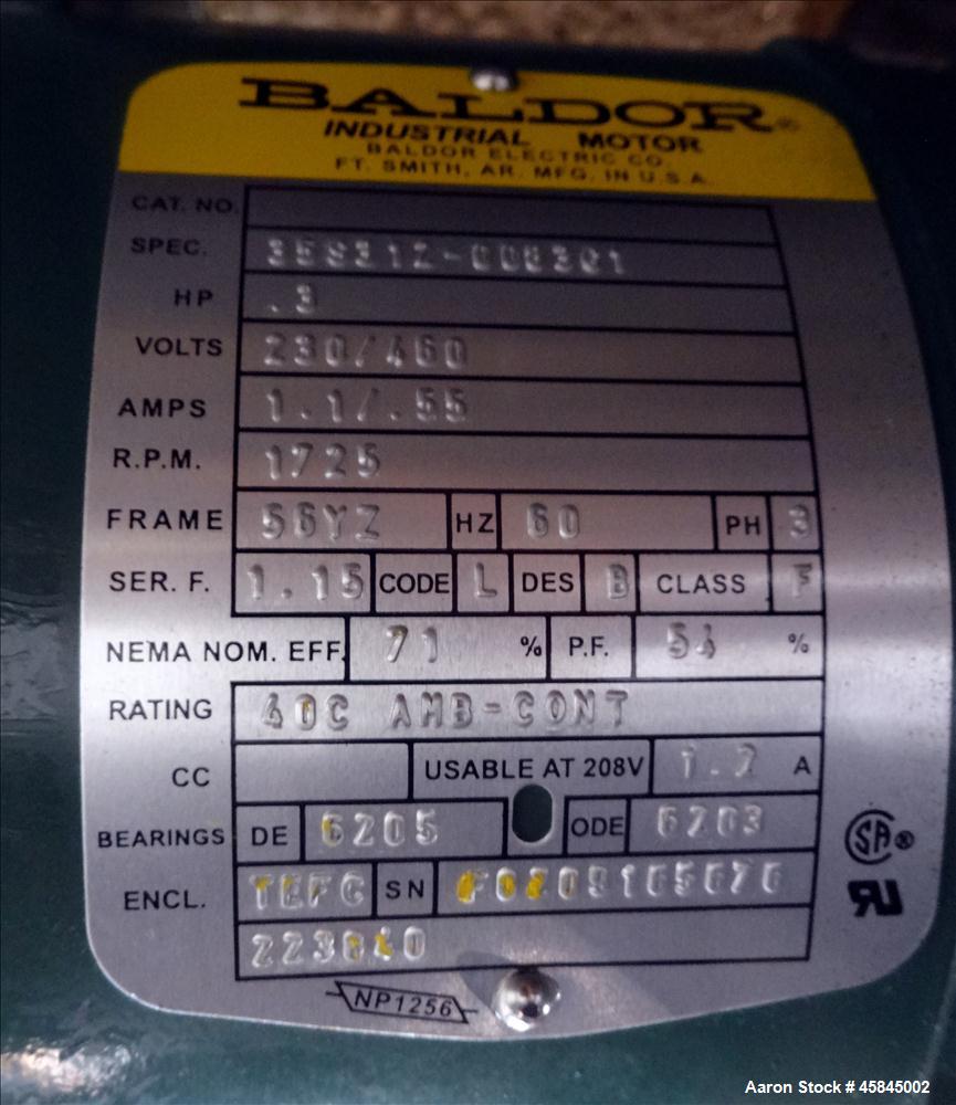 Used- Sani-Matic Clean-In-Place Two Tank System, Used- Sani-Matic Clean-In-Place Two Tank System,
