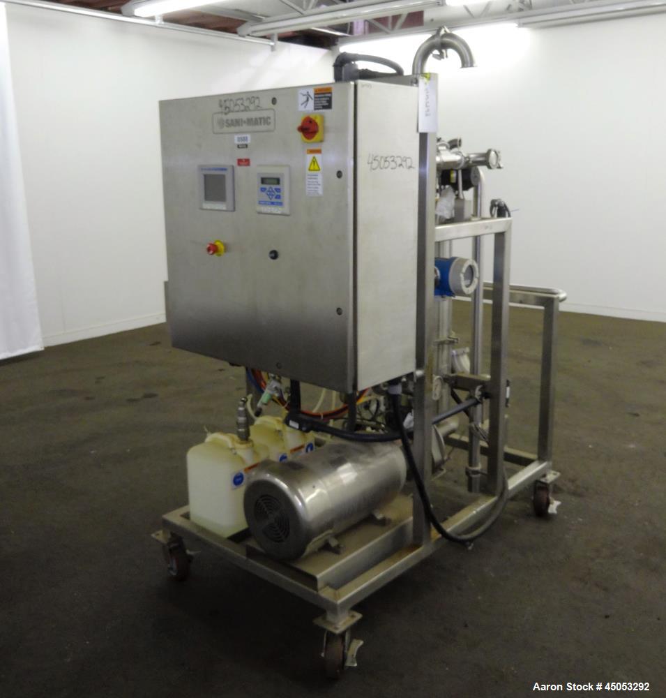 Used- Sani-Matic UltraFlow Portable CIP System, 316 Stainless Steel. Used- Sani-Matic UltraFlow Portable CIP System, 316 Stainless Steel.