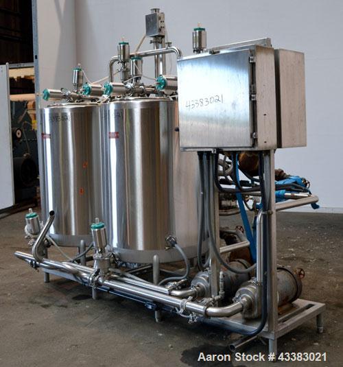Used- Sani-Matic Stainless Steel CIP System Consi